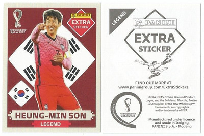 HEUNG-MIN SON EXTRA Sticker Qatar Fifa World Cup 2022 £6.06 - PicClick UK