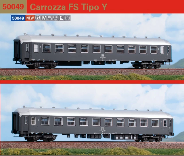 ACME 50049 CARROZZA Fs Tipo Y EUR 76,89 - PicClick FR