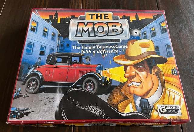 VINTAGE GIBSONS GAMES THE MOB Board Game Gangster 1993 Complete £32.99 ...