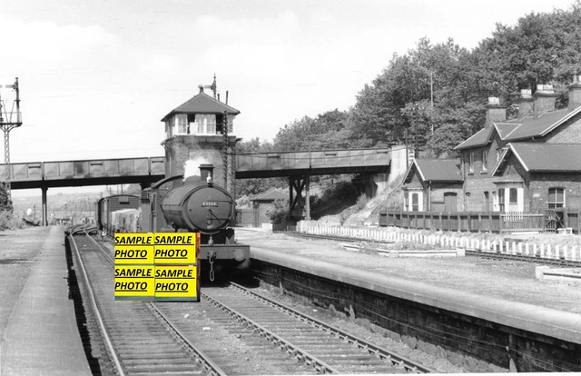 BRITISH RAILWAYS B&W Photograph (6x8)-Steam Loco 63363 at Low Fell £1. ...
