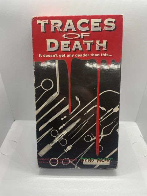 TRACES OF DEATH (1993) VHS Dead Alive Productions *Very Rare* £86.99 ...