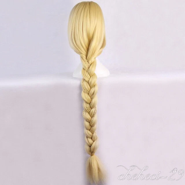 42& RAPUNZEL PRINCESS Tangled Disney Book Week Ladies Long Wig wigs ...