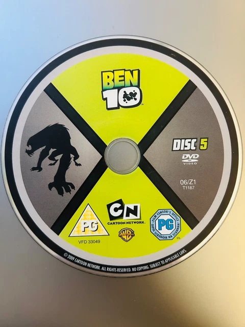 [DISC ONLY]BEN 10 The Complete Series Disc 5 DVD Disc Only R2 Region 2 ...