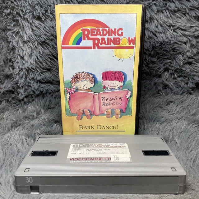 READING RAINBOW: BARN Dance! VHS Tape LeVar Burton PBS Kids Educational ...