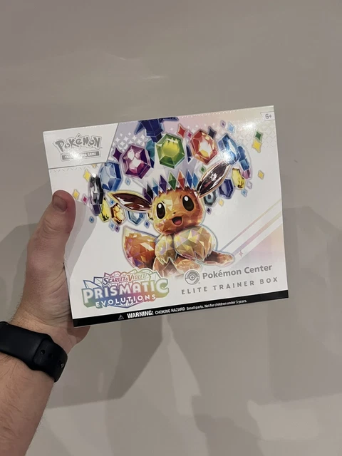 POKEMON TCG PRISMATIC Evolutions Pokemon Center ETB Elite Trainer Box ...