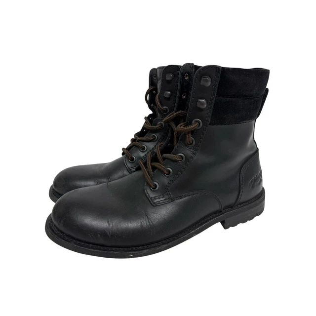 MILWAUKEE BOOT CO Black Lace Up Boots - Men's SIZE 10 Worn Once £71.54 ...