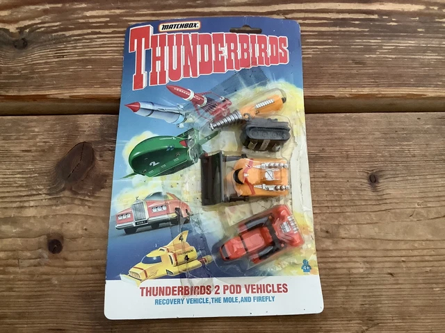 MATCHBOX TB2 THUNDERBIRDS 2 Pod Vehicles Set 1992 Carded Gerry Anderson £19.99 - PicClick UK