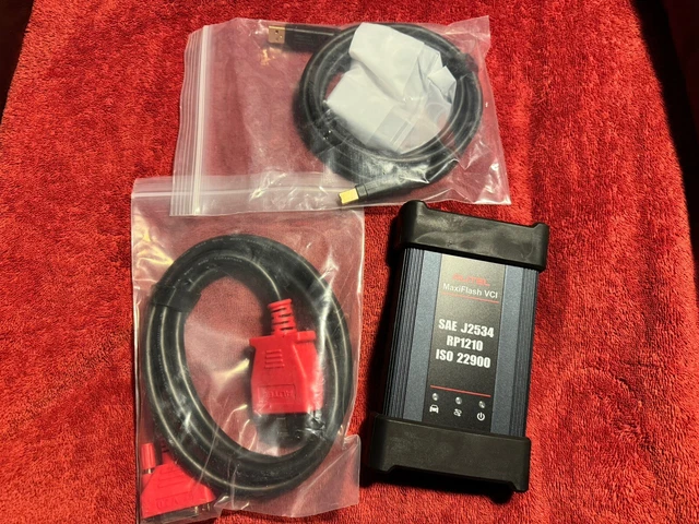 AUTEL MAXIFLASH VCI SAE J2534 ISO 22900 MAXISYS Programming Pass-thru ...