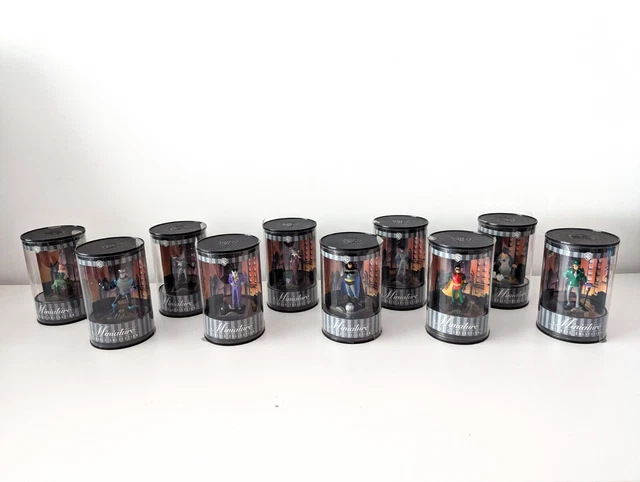 BATMAN ANIMATED MINIATURE Classic Figures Full Set DC Comics Joker ...