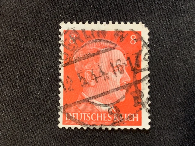 GERMANY DEUTSCHES REICH 1941-1945 Adolf Hitler 8 Pfg Cinnabar Red ...