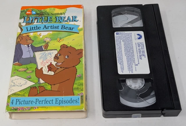 LITTLE BEAR LITTLE Artist VHS Cassette Tape Maurice Sendak Nick Jr ...