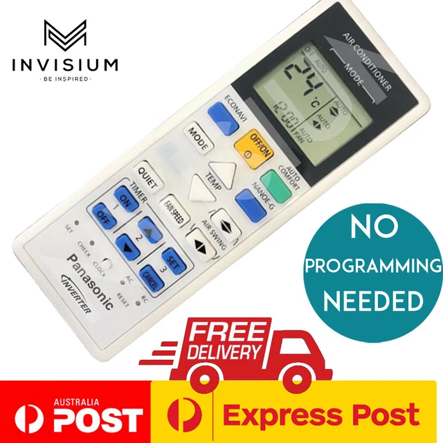 PANASONIC AIR CONDITIONER Remote CU-RZ50WKR, CU-RZ60VKR, CU-RZ71VKR, CU ...