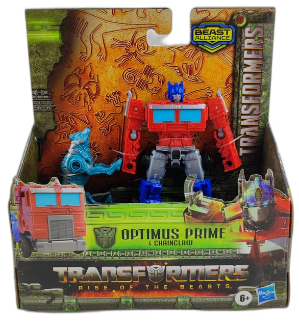 HASBRO F4612 FIGUR Transformers Optimus Prime Et Chainclaw NEU OVP EUR ...