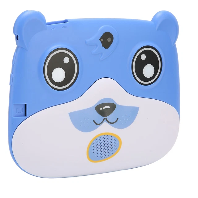 BLUE UK PLUG 7in Kids Tablet 2G RAM 32G ROM Cartoon Bear Shape Tablet ...