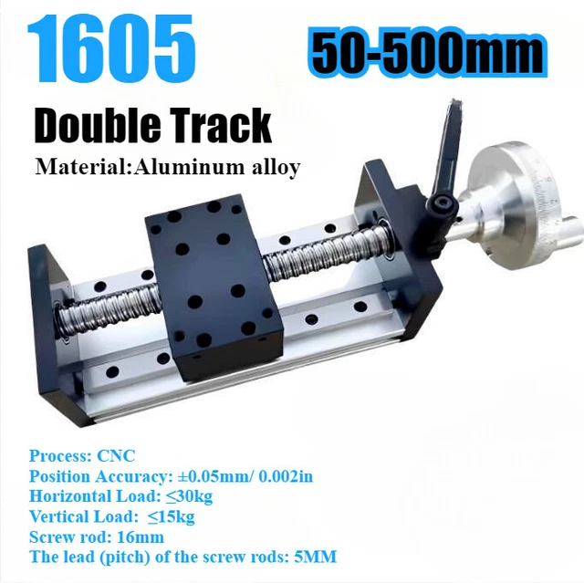 TABLE& HANDWHEEL LINEAR Rail Guide Slide Manual Stage Actuator Ball ...