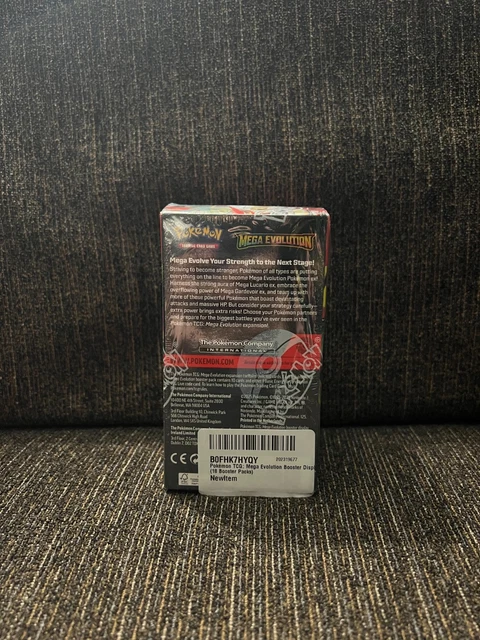 POKÉMON TCG MEGA Evolution Half Booster Box (18 Packs - Sealed) FAST ...