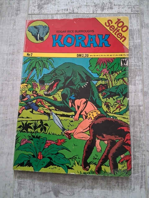 KORAK COMIC NR. 7 Original BSV Verlag alt selten E.R. Burroughs Tarzan ...
