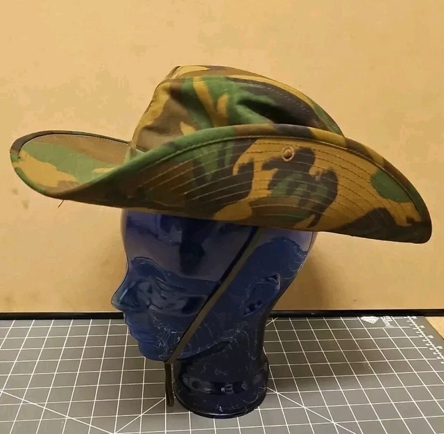 VINTAGE VIETNAM WAR Bush Jungle Hat ERDL TIGER CAMO DEVGRU SF RANGER 7 ...