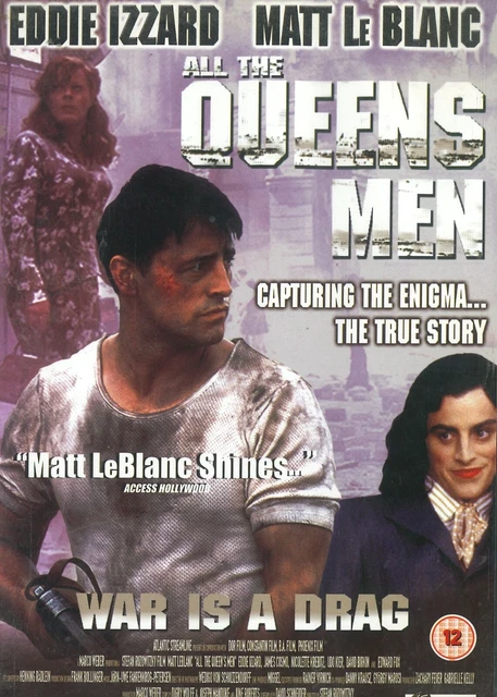 ALL THE QUEEN'S Men (2001) DVD, Eddie Izzard, Matt LeBlanc, Udo Kier ...