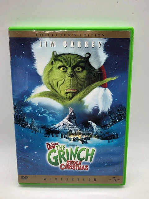 HOW THE GRINCH Stole Christmas (2001) Used DVD – Widescreen $6.99 ...