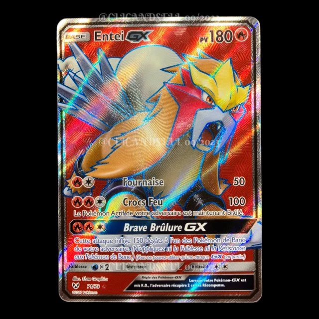 CARTE POKÉMON 71/73 Entei GX EUR 18,00 - PicClick FR