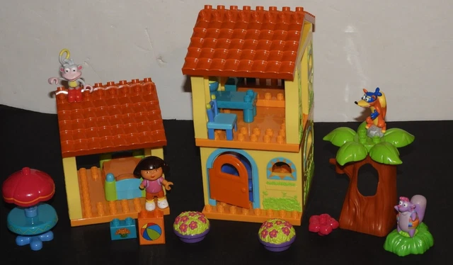MEGA BLOKS DORA THE EXPLORER Blocks Buildable House #3026 Nick Jr $48. ...