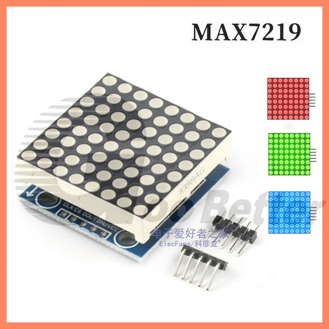 Max7219 Led Dot Matrix Module 8x8 Led Display For Raspberry Pi Various £239 Picclick Uk 