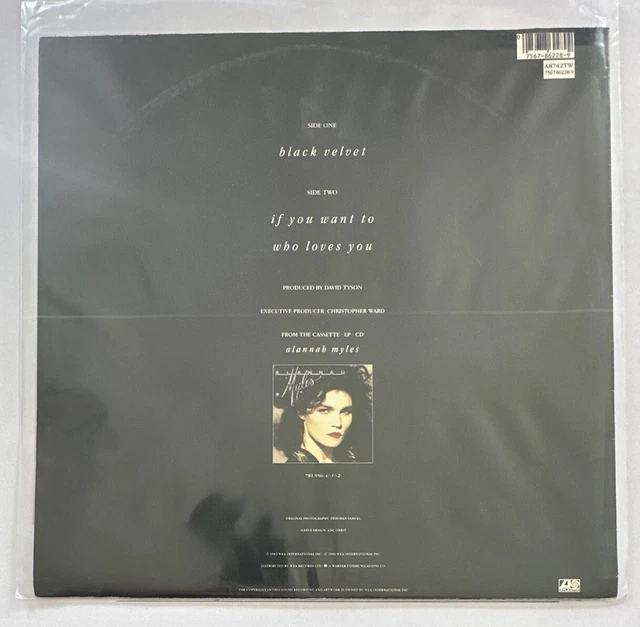 ALANNAH MYLES - Sac poster édition collector velours noir 12 pouces EX ...