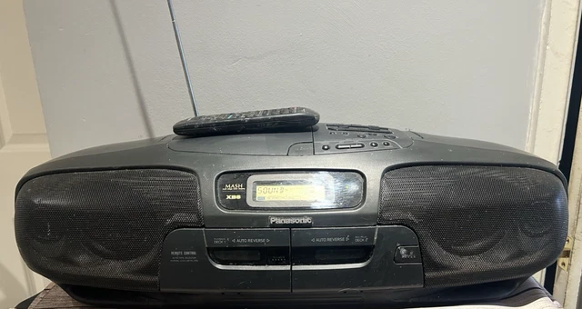 PANASONIC RX-DT501 CD Radio Cassette Boombox + Remote Spares Repair Vintage £22.99 - PicClick UK