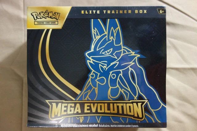 POKÉMON TCG MEGA Evolution "Mega Lucario ex" Elite Trainer Box 10-10047 ...