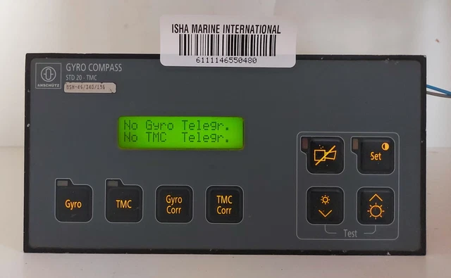 RAYTHEON ANSCHUTZ GMBH 130-605 NG001 Unità Operatore STD.20 TMC EUR 234 ...