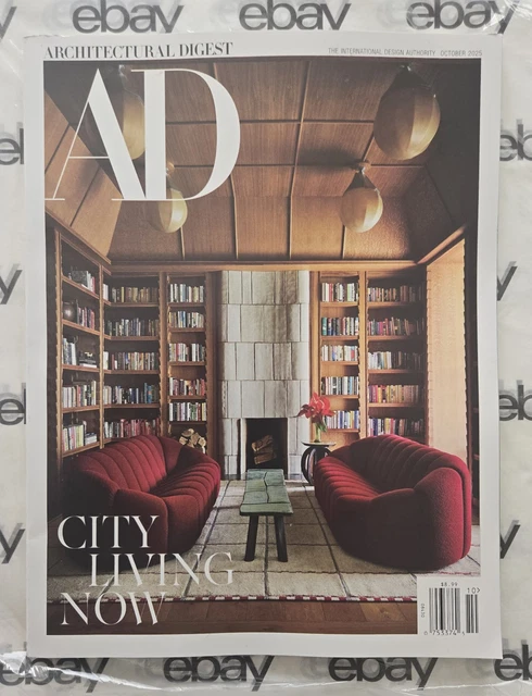 ARCHITECTURAL DIGEST (AD) Magazine October 2025 City Living Now New! £6 ...