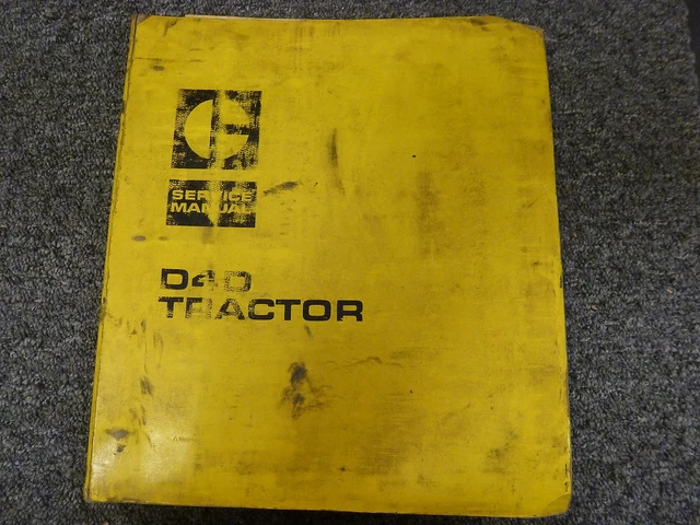 CATERPILLAR CAT D4D Crawler Tractor Dozer Shop Service Repair Manual ...