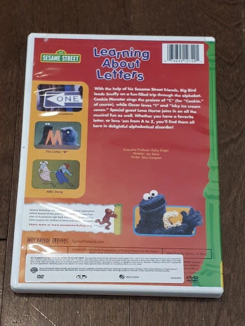 SESAME STREET: LEARNING About Letters Dvd (NEW) $9.75 - PicClick CA