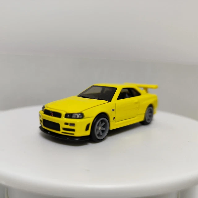 DIECAST 1/64 SCALE Rlc R34 Nissan Skyline GTR R34 Alloy Collection Car ...