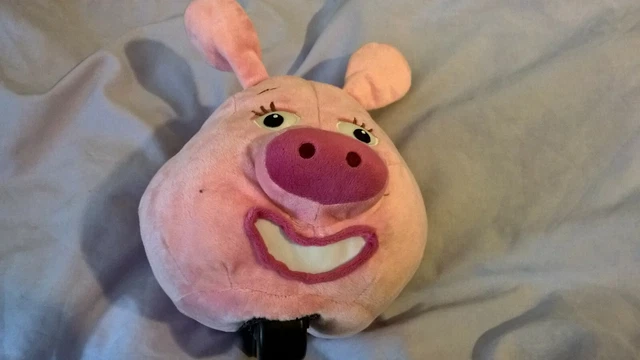 JUNGLE JUNCTION ZOOTER Pink Pig Plush Soft Toy On Wheels 12" By Disney ...