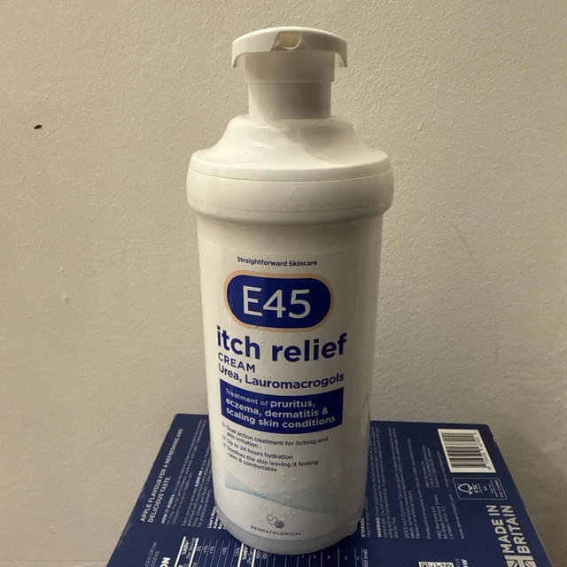 E45 DERMATOLOGICAL ITCH Relief Cream, Moisturising Dual Action ...