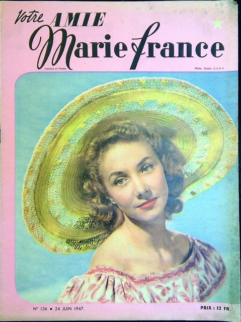IL TUO FIDANZATA Maria Francia - Antico Rivista Francese N°136 - 1947 ...
