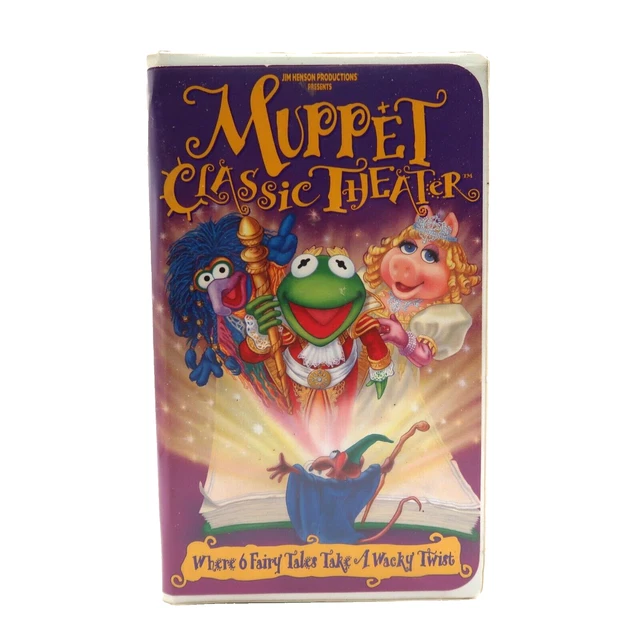 MUPPET CLASSIC THEATER 1994 VHS Jim Henson Kermit Kids Children Tested ...