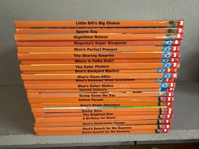 LOT OF 22 Nick Jr Book Club Hardcover Books Blues Clues Dora Oswald ...