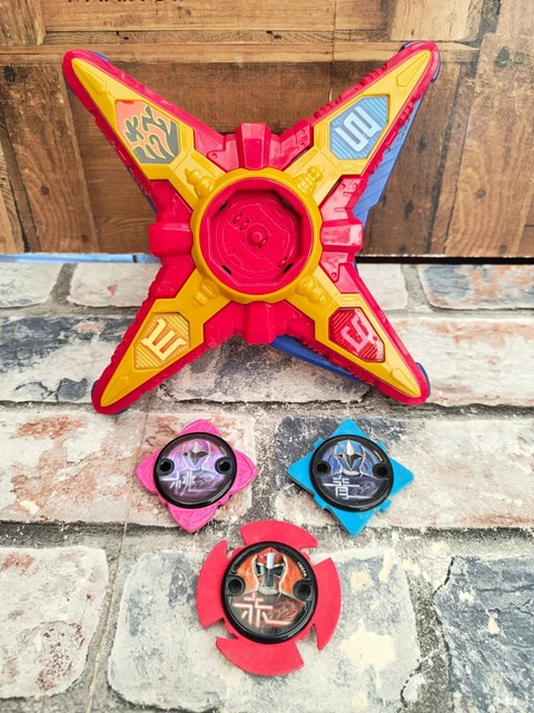 POWER RANGERS NINJA Steel Battle Morpher Ninja Star w/ 3 Power Disk £29 ...