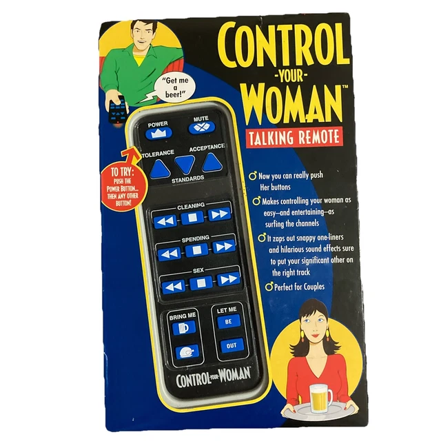 ' CONTROL YOUR Woman ' Remote Control - Funny Collectible Toy 1990s ...