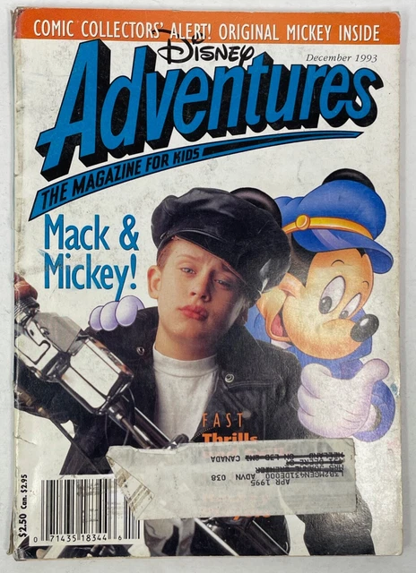 DISNEY ADVENTURES MAGAZINE Volume 4 Number 2 - Mickey Mouse Macaulay ...