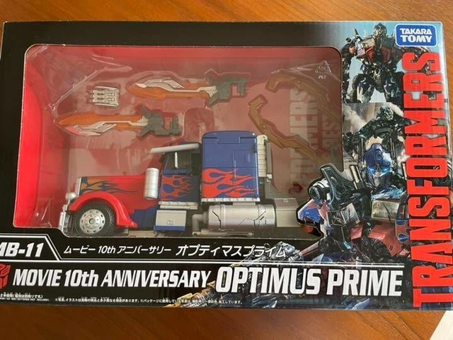 TRANSFORMERS MB-11 PELÍCULA 10 Aniversario Optimus Prime Figura Takara ...