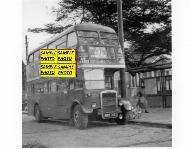 LONDON TRANSPORT B&W Bus Photograph-RTL 1389 Route 480 £1.00 - PicClick UK