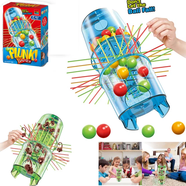 FUNNY KER PLUNK Game Looping Monkey Drop Down Climb Kids Stack Toys ...