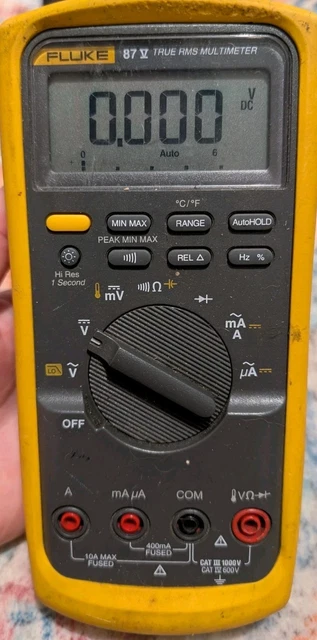 FLUKE 87V TRUE RMS Industrial Digital Multimeter £209.99 - PicClick UK