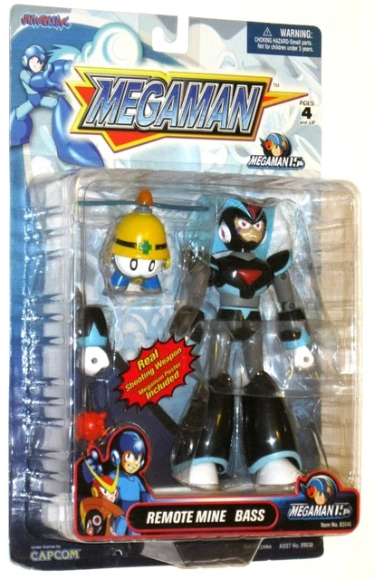 MEGAMAN REMOTE MINE Bass Figure w/Poster Jazwares - RARE NIB $53.99 ...