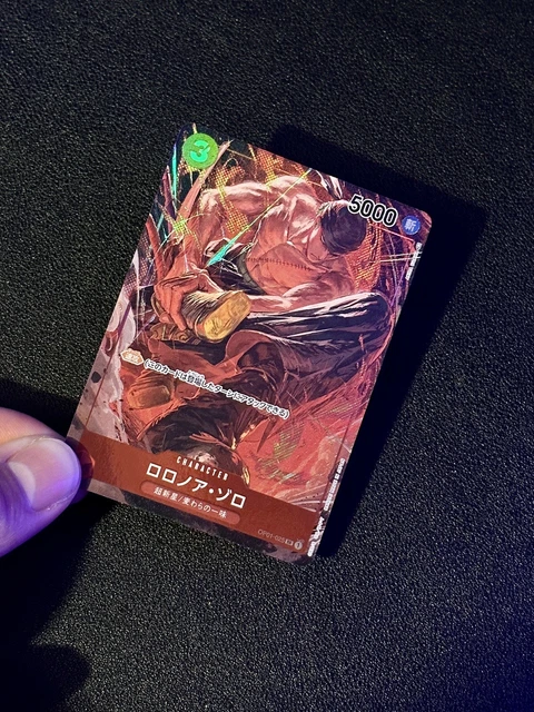 ONE PIECE CARD Game TCG Roronoa Zoro OP01-025 SR Alt Art Japanese EUR 56,96 - PicClick IT