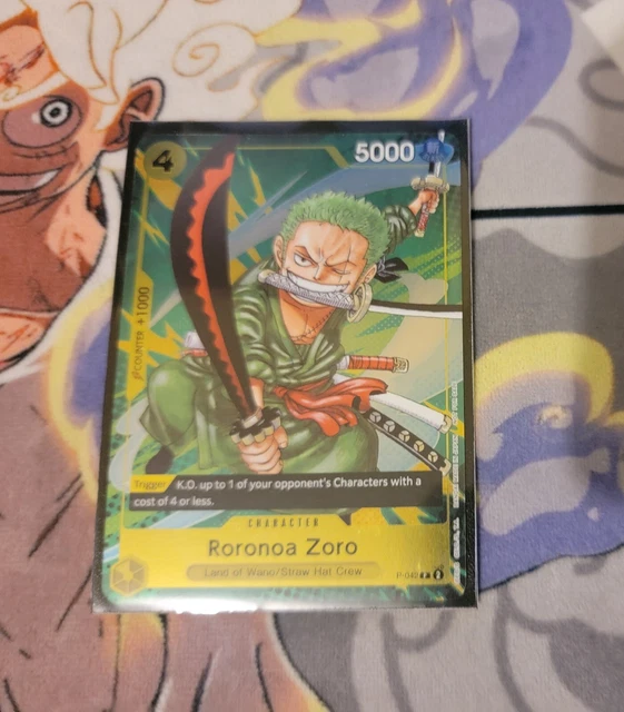 ONE PIECE TCG Regional Event Promo P-042 Roronoa Zoro English MN $119. ...